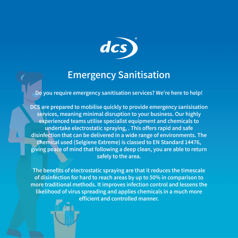 Emergency Sanitisation - DCS Facilities Management