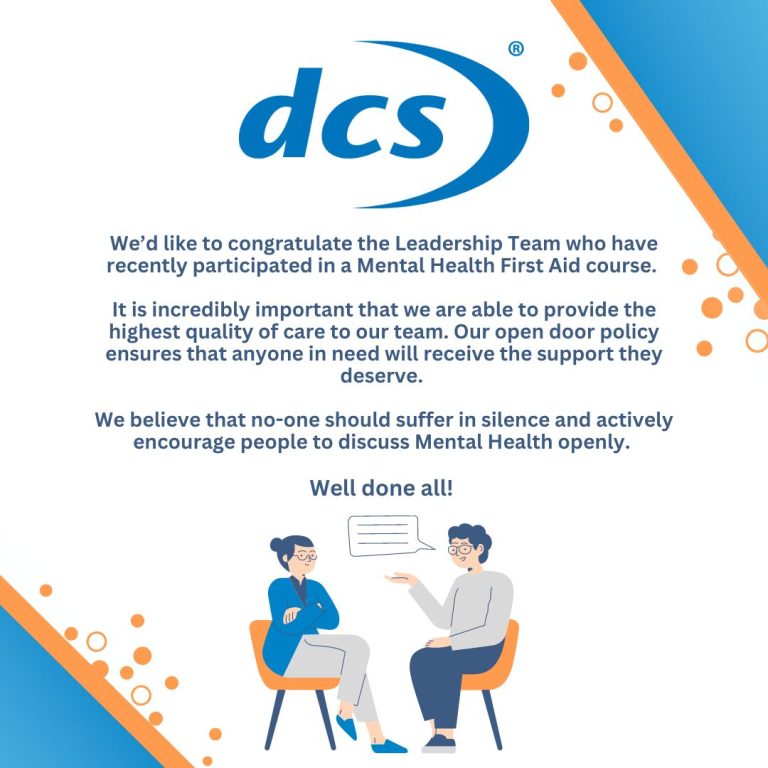 Mental Health First Aid - DCS Facilities Management